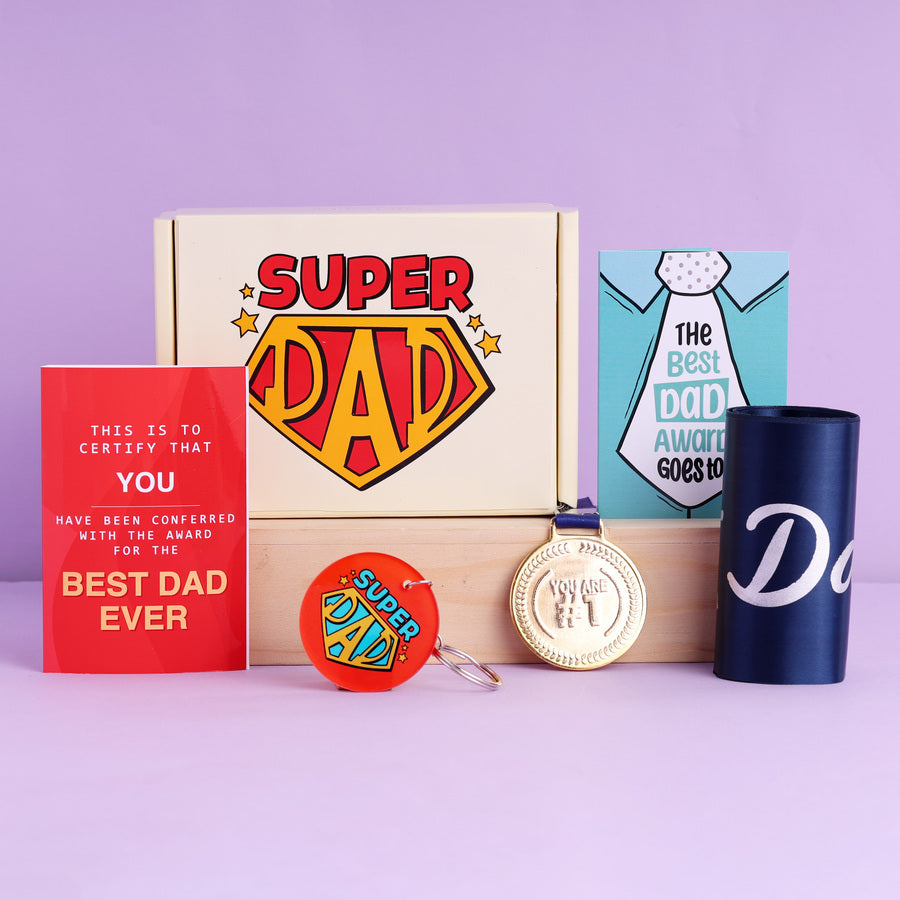 Super Dad Hamper | Unique Father’s Day Gift for Your Hero – Oye Happy