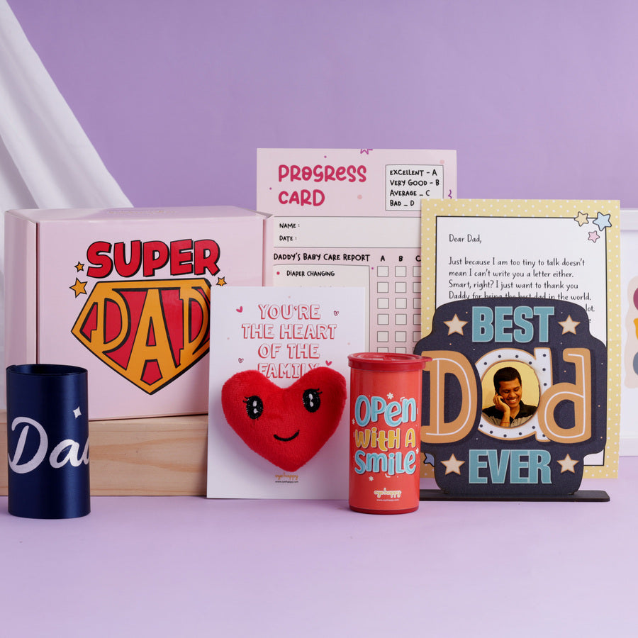 SuperHero New Dad Hamper | First Father’s Day Gift – Oye Happy