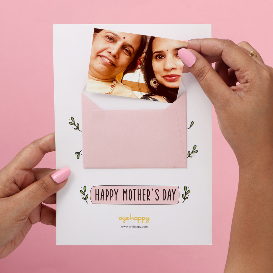 Custom Envelope Card | Best Mother's Day Gifts Online in India – Oye Happy