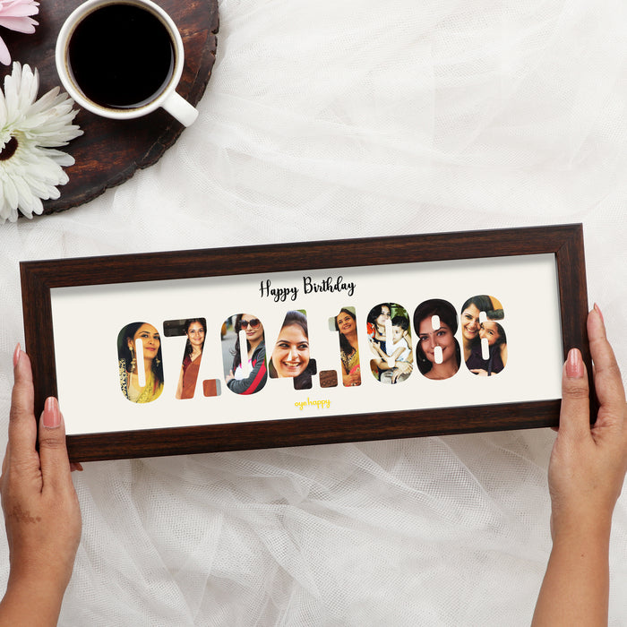 Frame the Date - With Glass | Best Gifts Online in India – Oye Happy