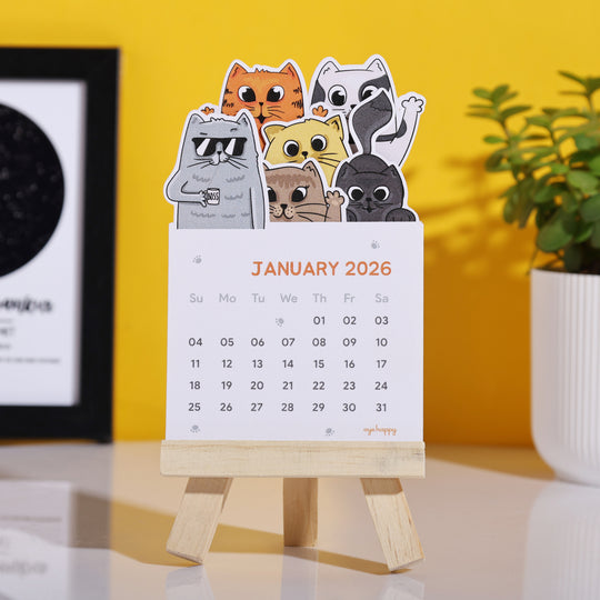 Desk Calendars - Buy 2026 Annual Calendars Online|Oye Happy
