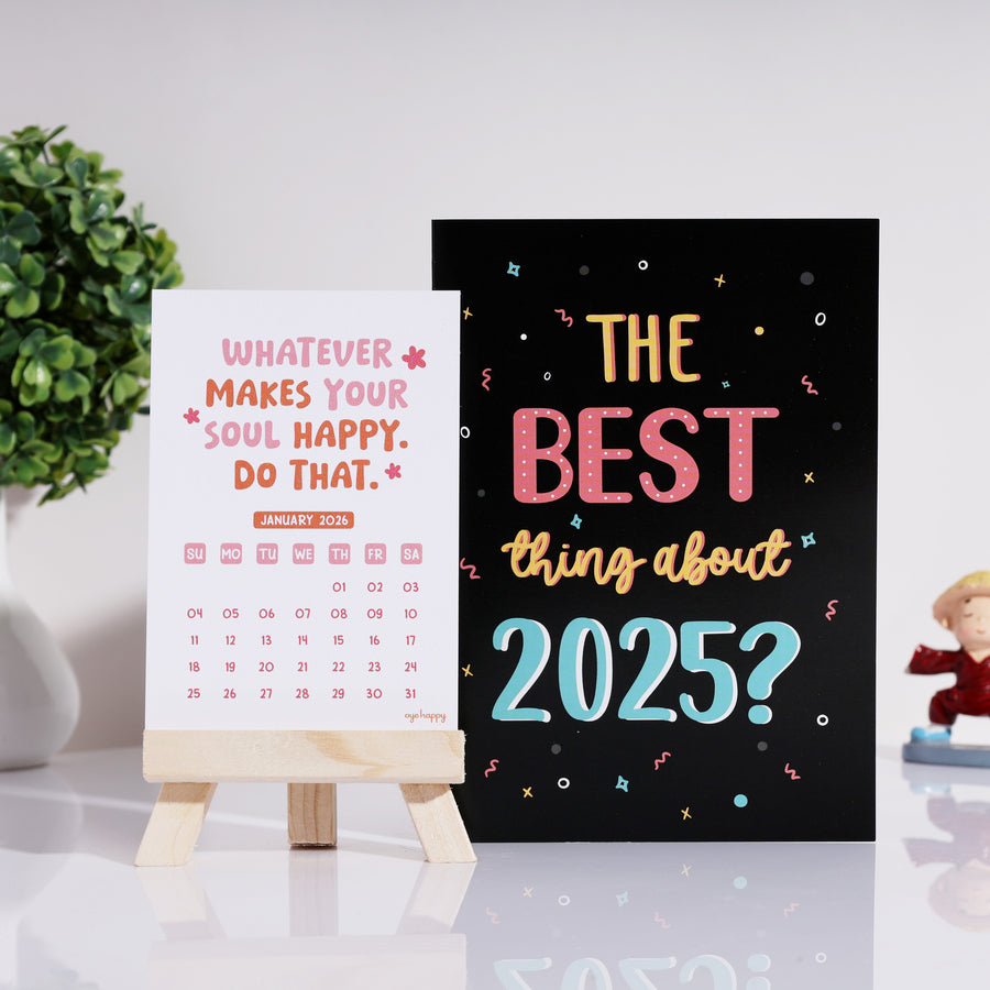 Positive Vibes Calendar Combo – Oye Happy
