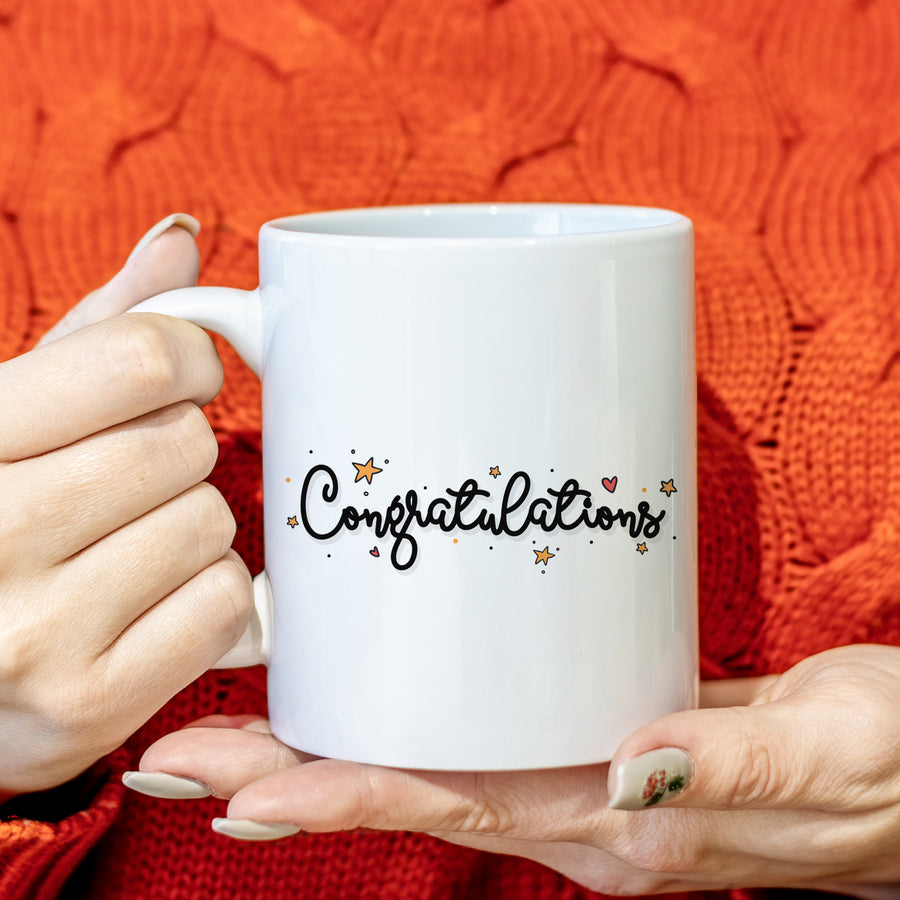 Congrats Cheers Mug | Fun Celebration Gift by OyeHappy – Oye Happy