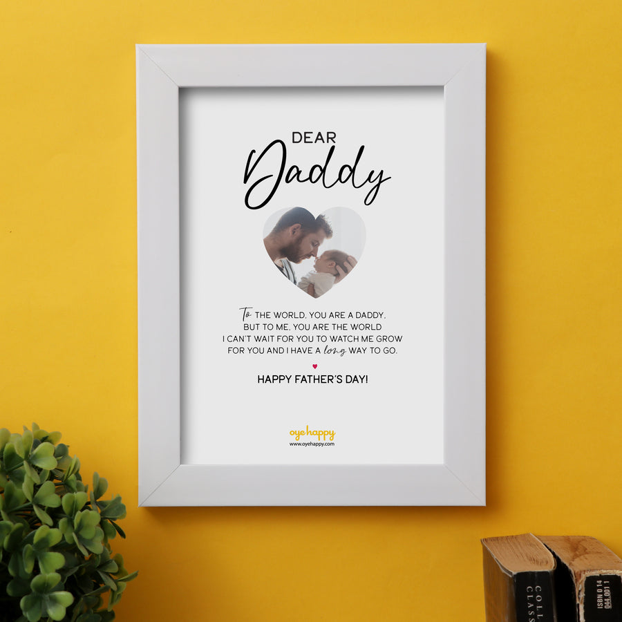 Dear Dad Frame | Thoughtful Father’s Day Gift – Oye Happy