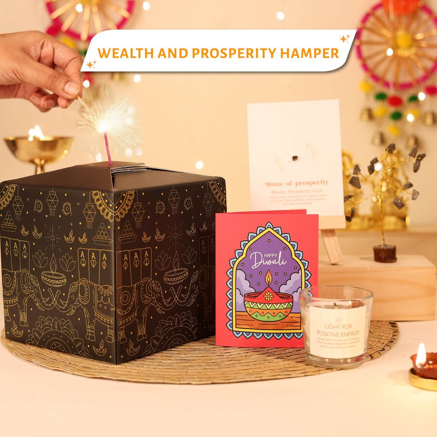 Wealth and Prosperity Hamper | Auspicious Diwali Gift Box – OyeHappy ...