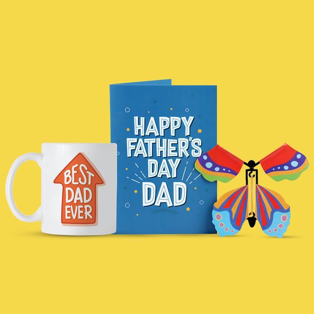 Butterfly Card & Mug Combo – Oye Happy