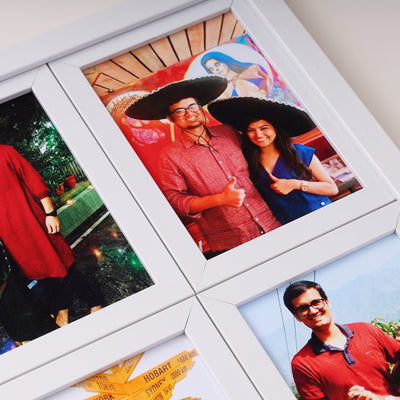 Custom Photo Collage Frame – Personalized Wall Décor Gift – Oye Happy