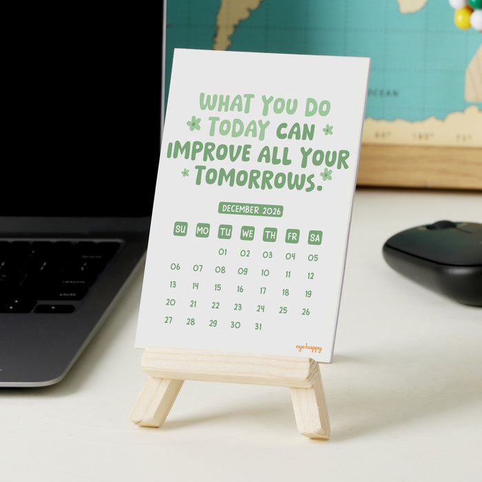 Positive Vibes Calendar 2026 | Daily Motivation – Oye Happy