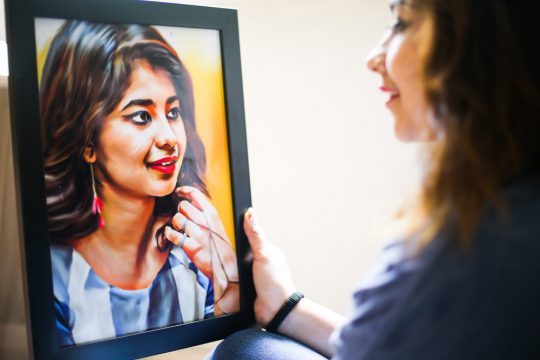 Digital Portraits - A3 Frame | Best Gifts Online in India – Oye Happy