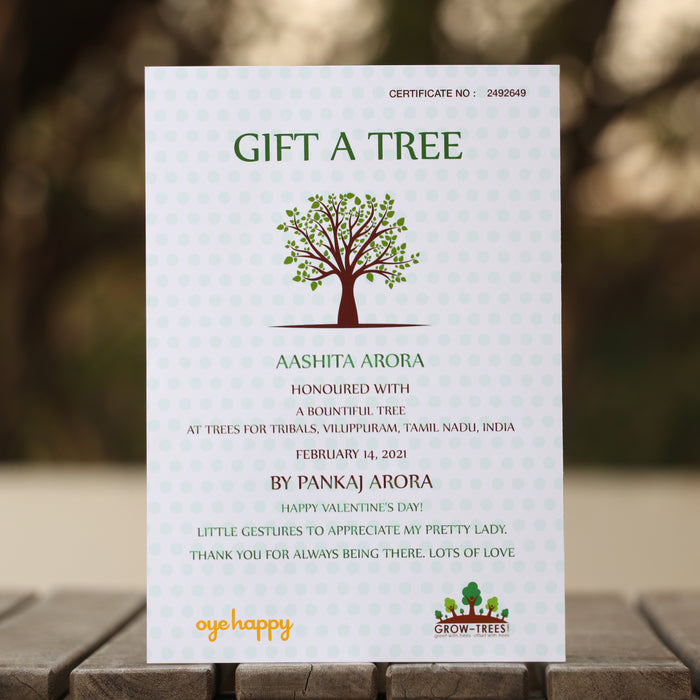 Gift a Tree - Social and Charitable gift for people who have everything ...