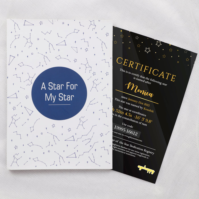 Frame a Star: Name a Star After Your Loved One | Oye Happy