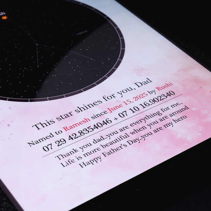 Name a Star After Your Dad | Unique Father’s Day Gift – Oye Happy