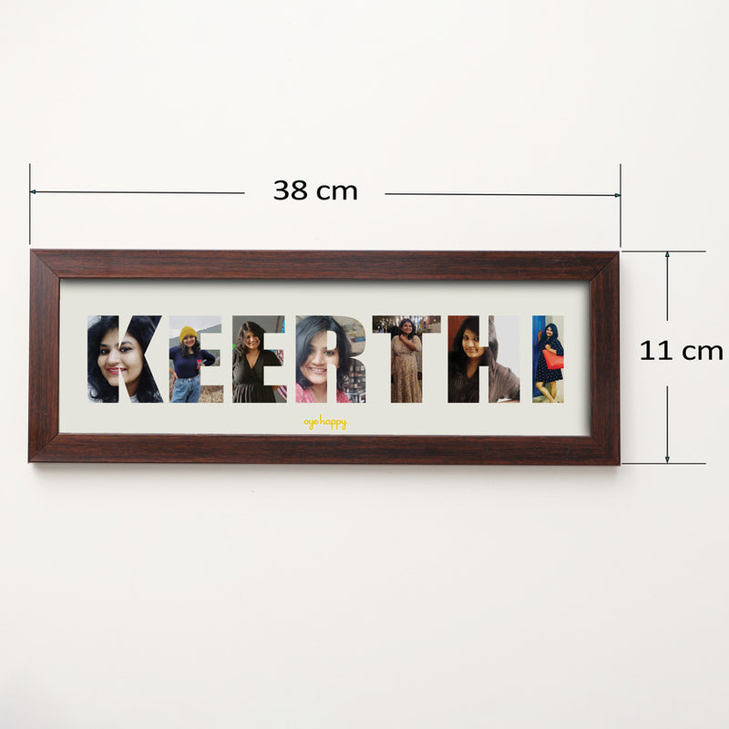 Frame the Name - Personalized Photo Frame Gift – Oye Happy