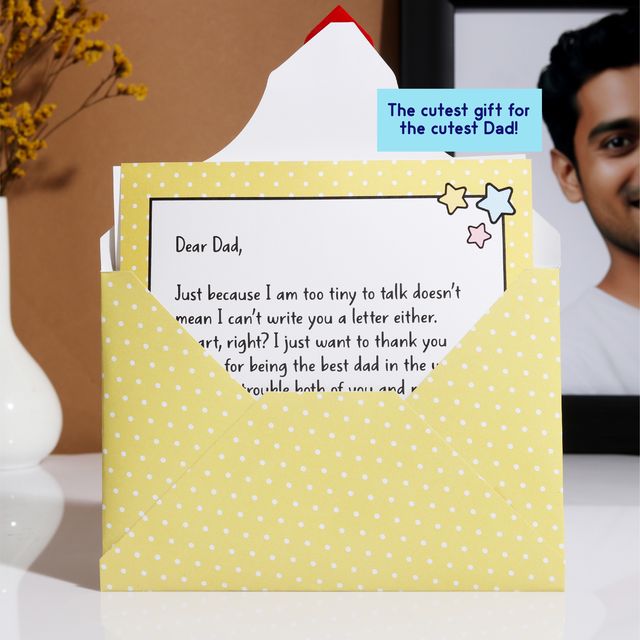 Letter for New Dads - Gift for New Fathers – Oye Happy