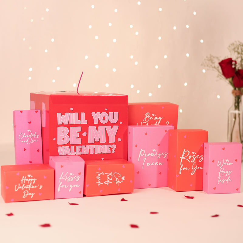 Valentine’s Week Explosion Hamper 2026 | Romantic Gifts – OyeHappy ...