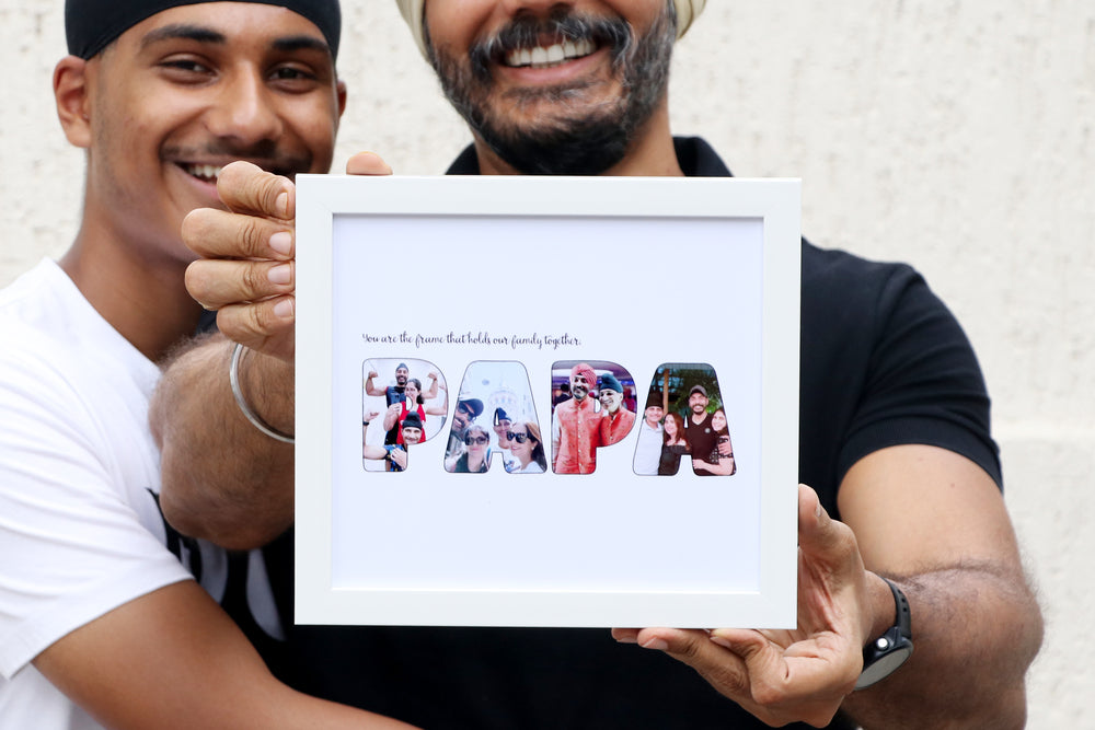 Custom Papa Frame Gift – Oye Happy