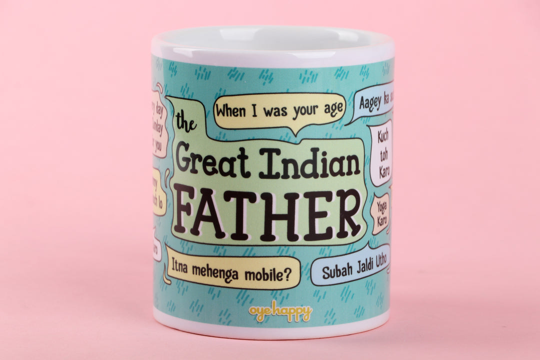 Great Indian Dad Mug - Birthday Gift for Father – Oye Happy