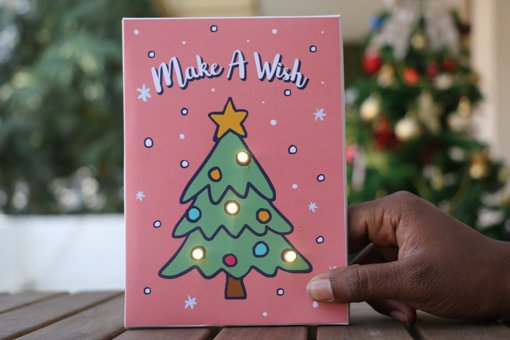 LED Christmas Card - Unique greeting card for Christmas – Oye Happy