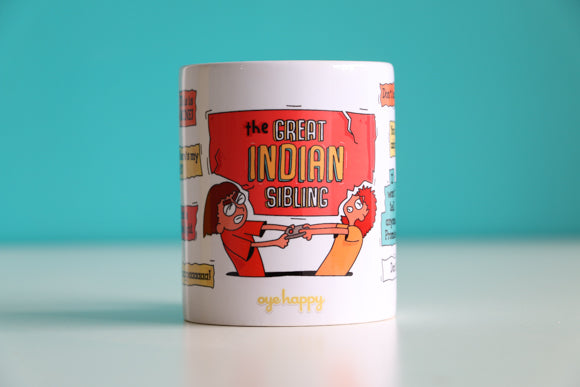 Great Indian Sibling Mug | Best Rakhi for Sis Gifts Online in India ...